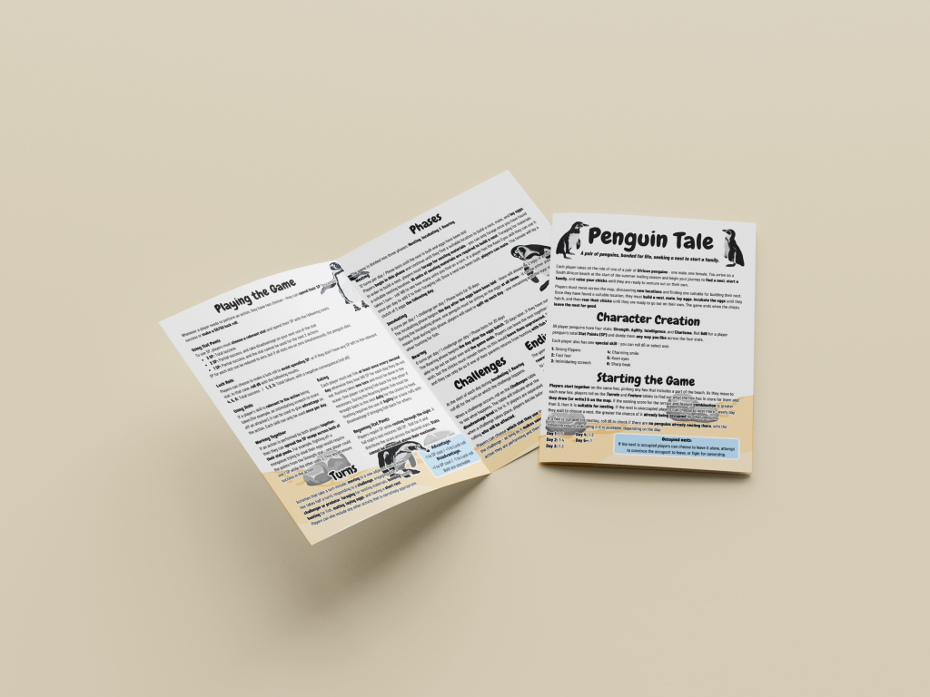 Penguin Tale - Ten Acre Games - Family-friendly tabletop gaming