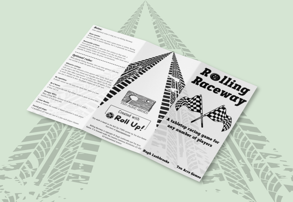 Rolling Raceway - Ten Acre Games - Family-friendly tabletop gaming